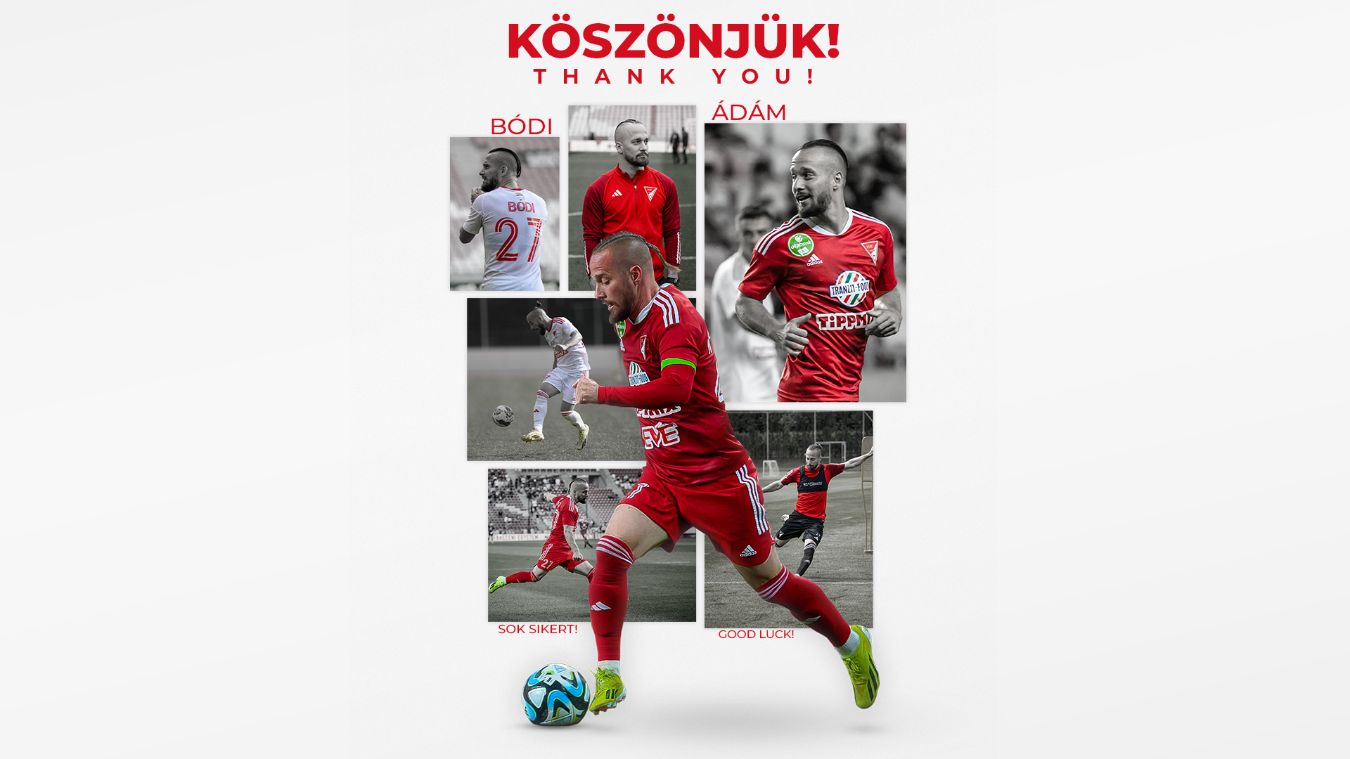 Sok sikert, Bódi Ádám! - DVSC Futball Zrt.